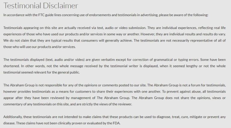 Why and How to Write a Testimonial Disclaimer for Your Business