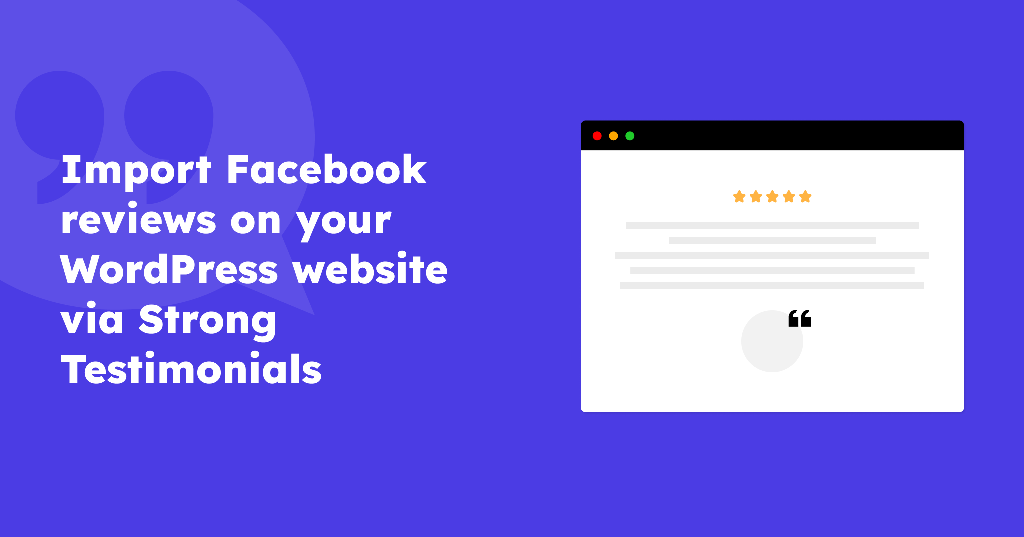 How To Import Facebook Reviews To Your WordPress Website