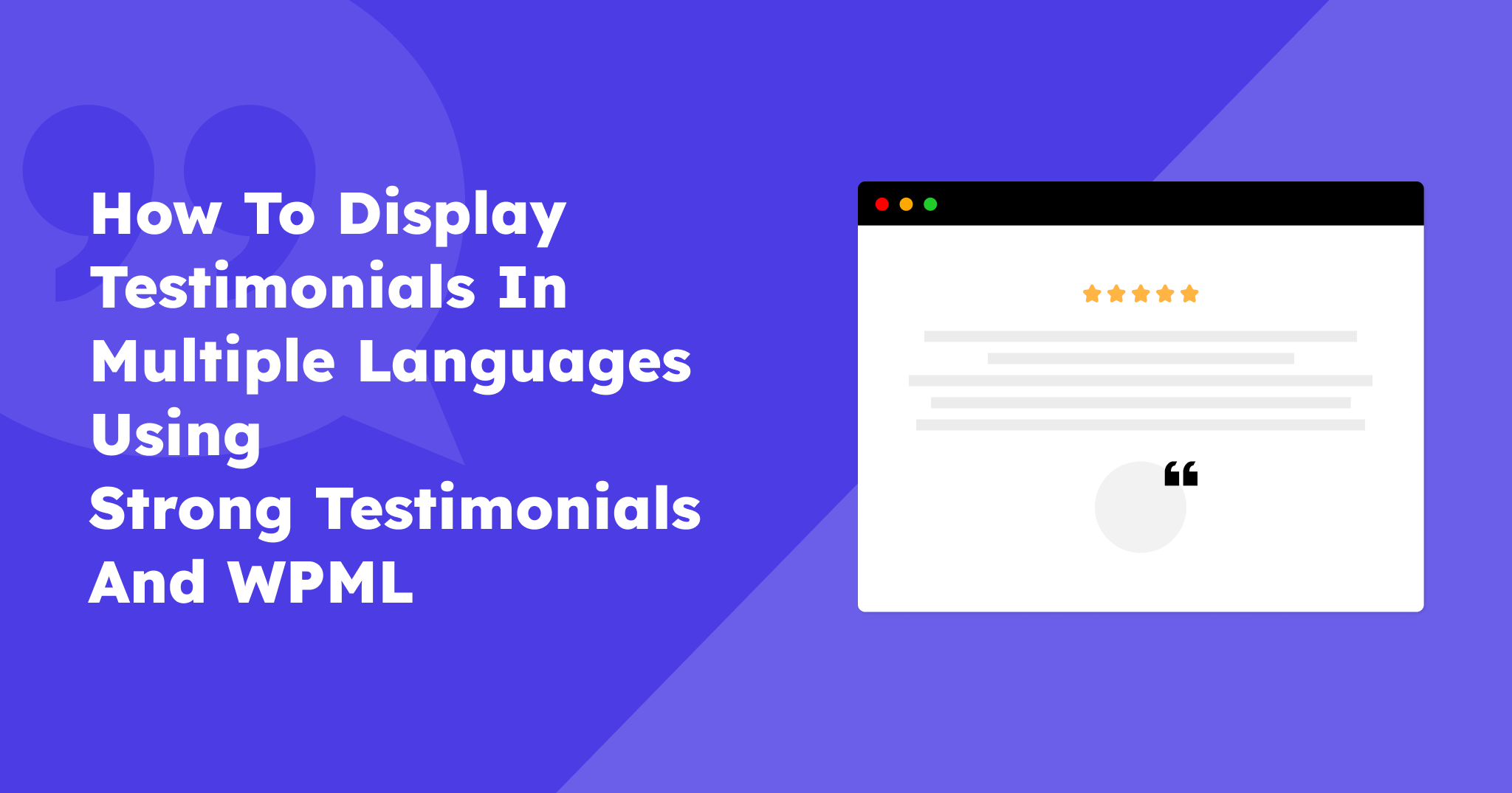 How to display testimonials in multiple languages using Strong ...